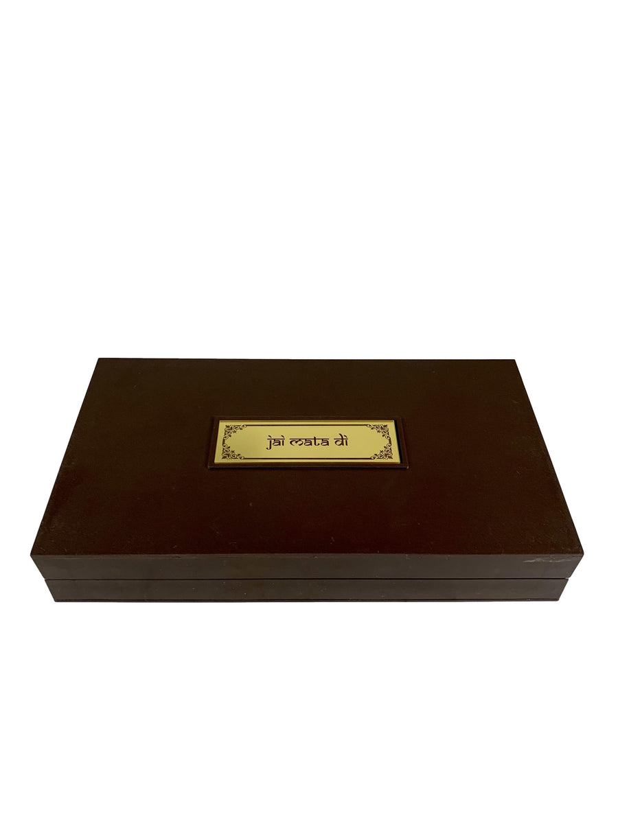 Wooden Mandir Box - Jai Mata Di – India Sajawat & Puja Hut